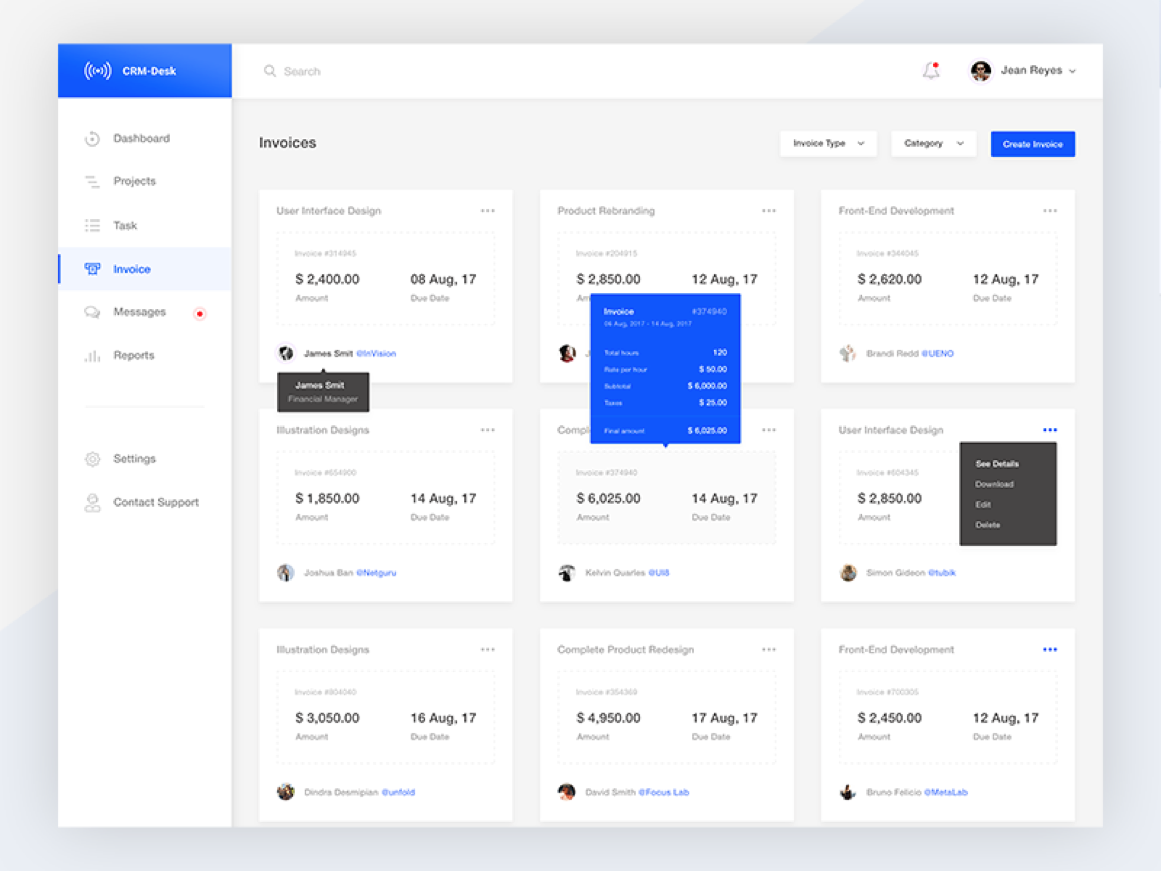Top 10 Dashboards UX/UI. Best pics by Movade.pics & UX Studio… | by ...