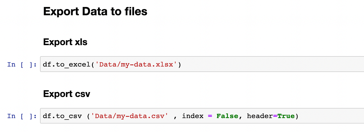 A Data Engineer’s Cheat Sheet on Pandas and Jupyter-Notebooks | by Dennis Ganzaroli | Geek ...