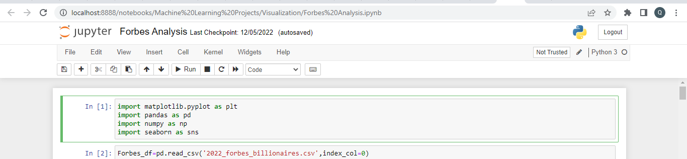 EDA with python using Forbes 2022 Dataset | by Qudirah | Medium