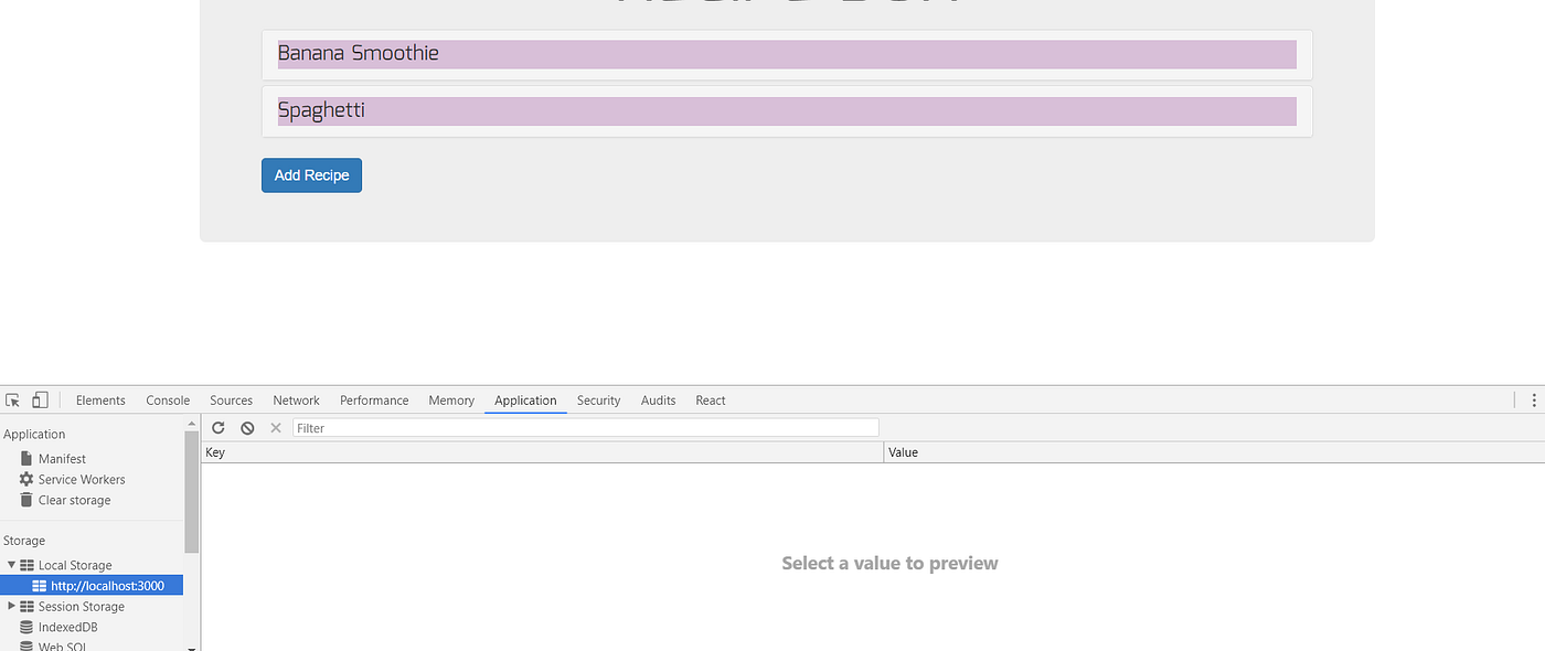 How to build freeCodeCamp’s recipe box using React and local storage | by Edward Njoroge | We’ve ...