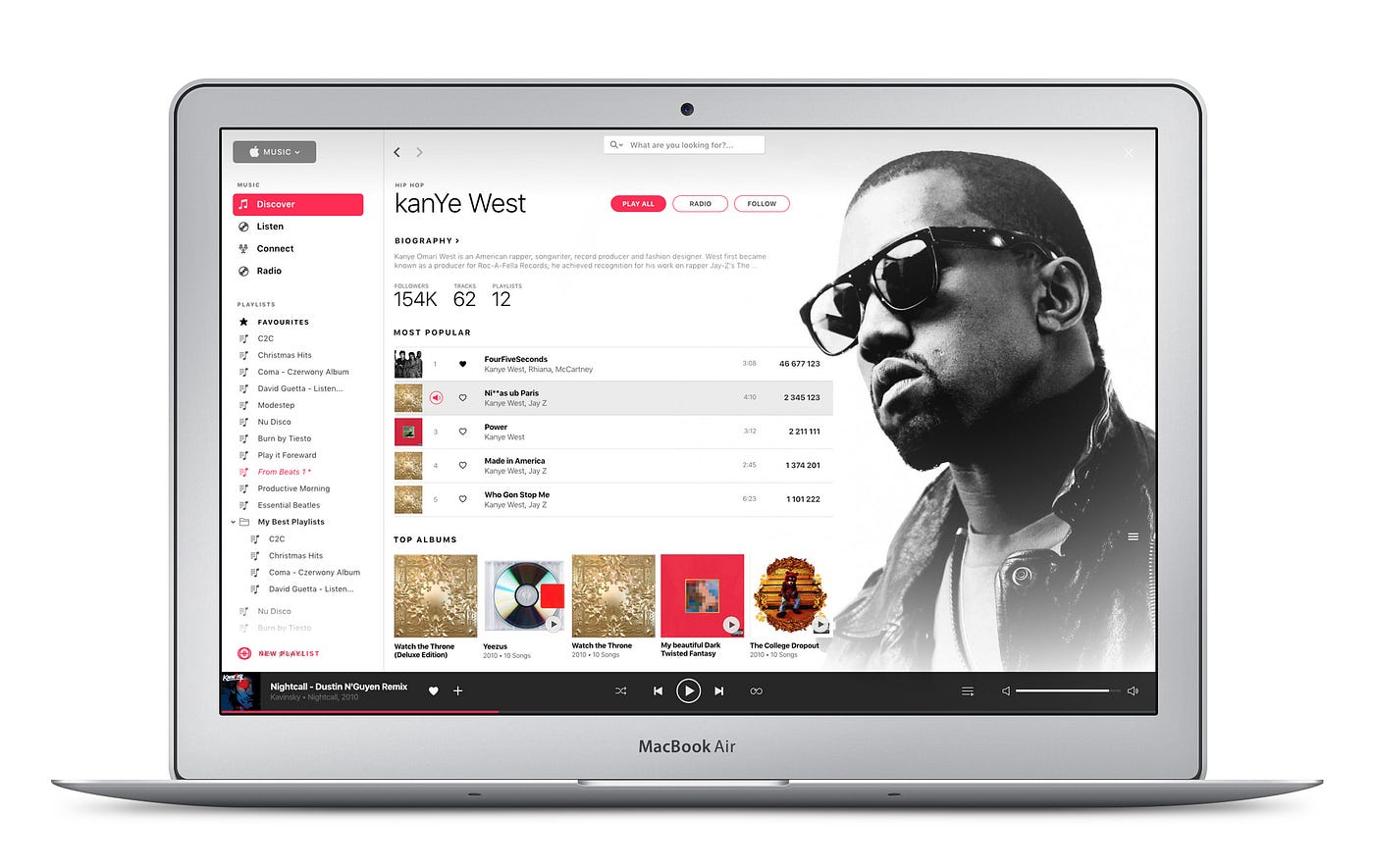 Apple Music Redesign: The Complete Desktop Experience. | by Tom Koszyk ...