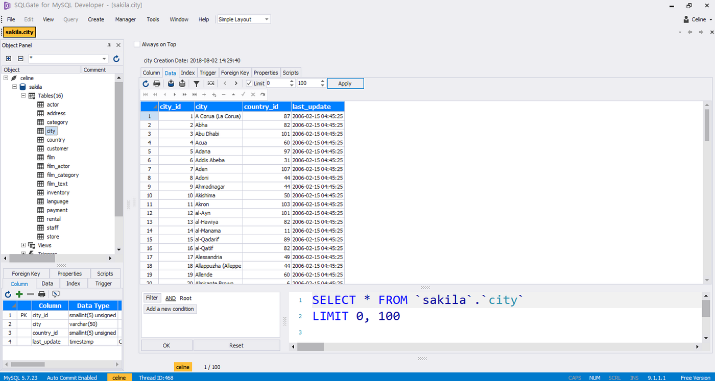 [SQL Basic] Let’s see some Sample Database tables! | by SQLGate Global | SQLGate | Medium