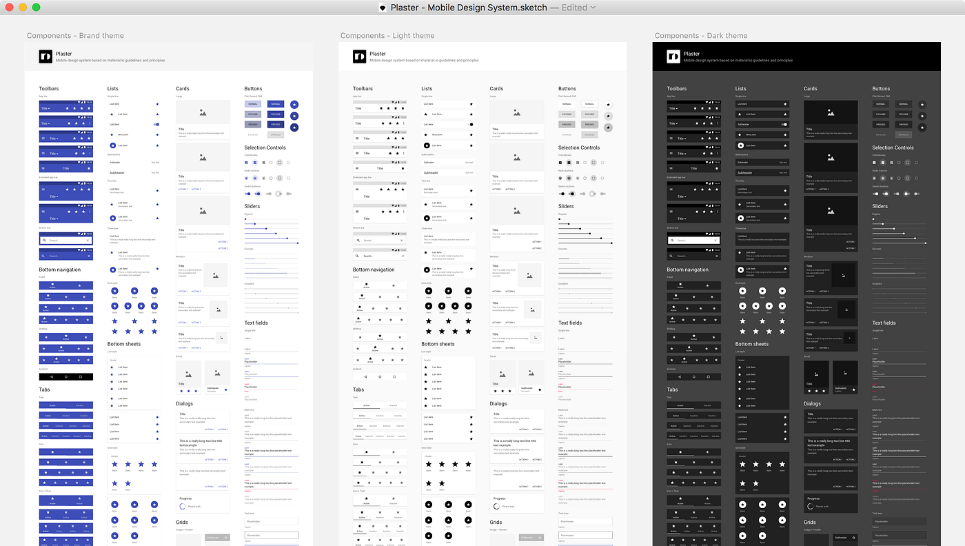 Material Design System with Sketch Symbols | by Buninux | Design ...