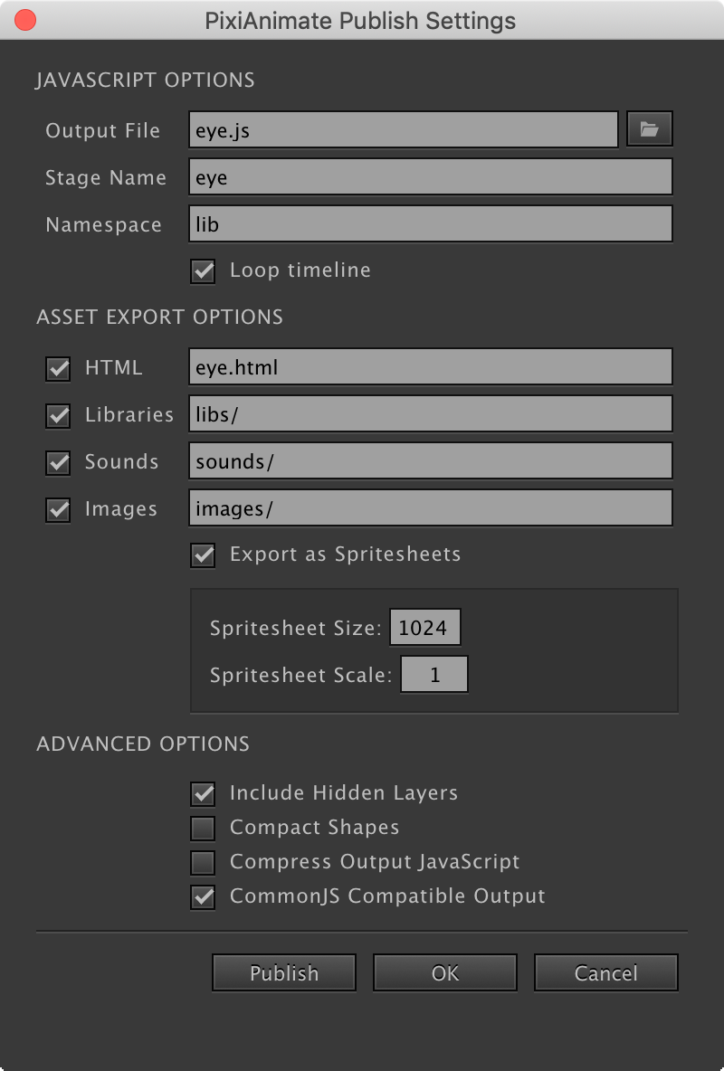robokit: Using Adobe Animate and the PixiAnimate Extension to create ...