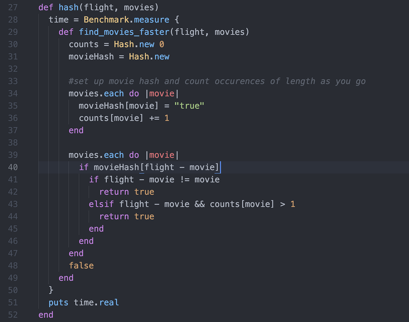 Ruby code challenge: airplane movies | by Joan Indiana Lyness | Medium