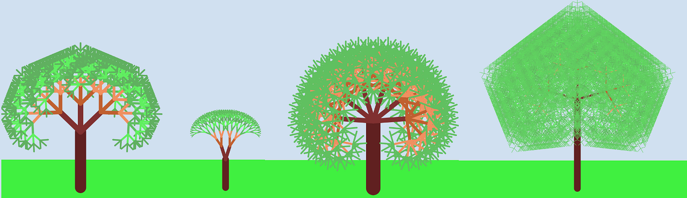 Let’s Build: A Recursive Tree with P5js | by Tom Pasquini | Medium
