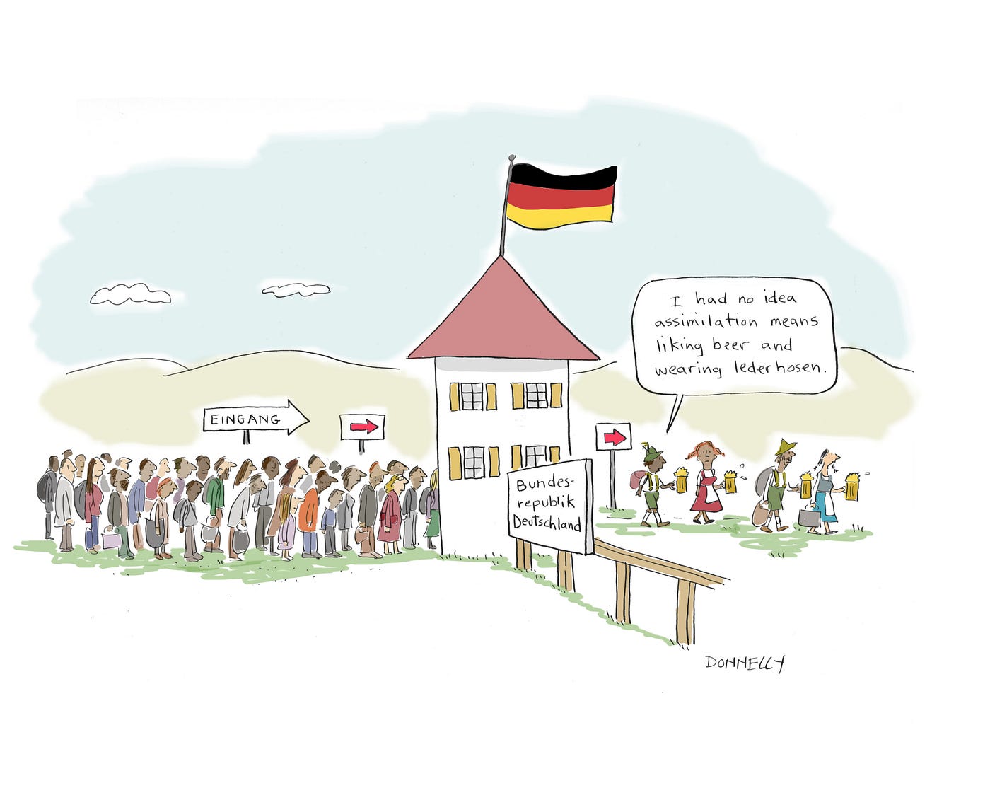 Political Cartoons About Europe. The cartoons below represent a new ...