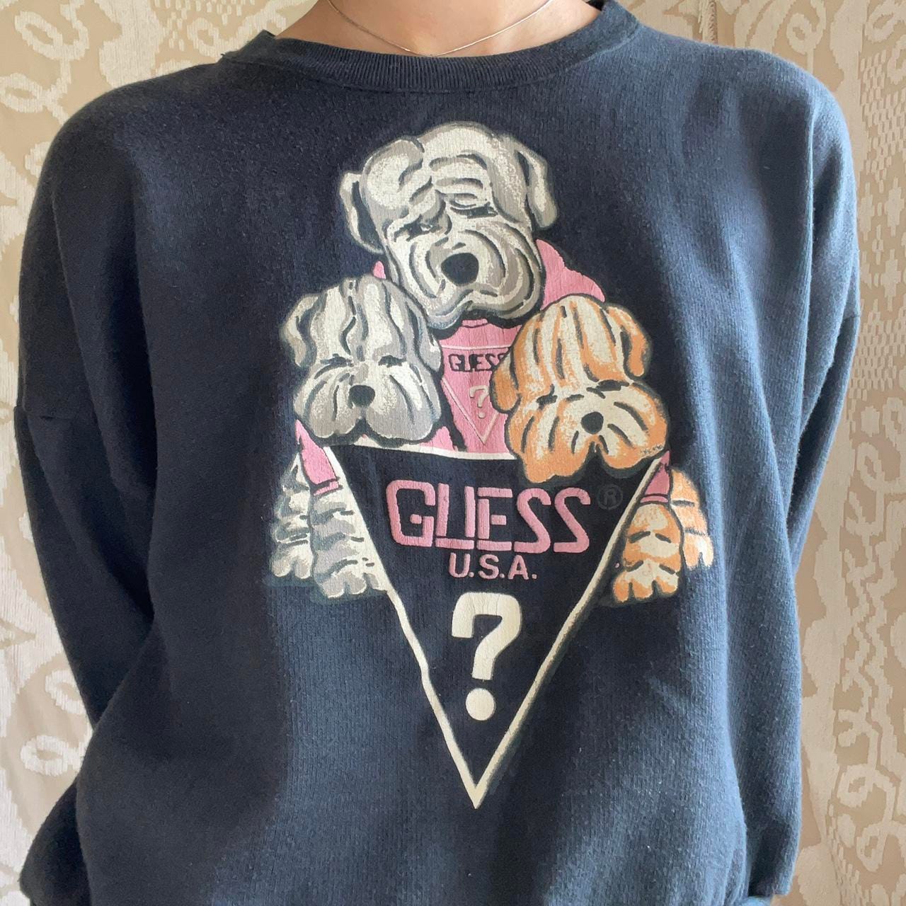 I Want the Guess Sweatshirt With the Puppy Dogs on It | by Kelley ...