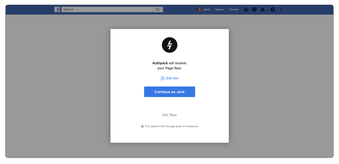 Easy Facebook Auth with Node.js. 5 Steps to install Facebook user login… | by Jack Scott | Medium