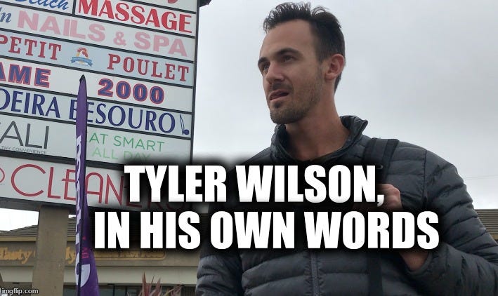 A brief (but 100% real) interview with vulture landlord Tyler Wilson ...
