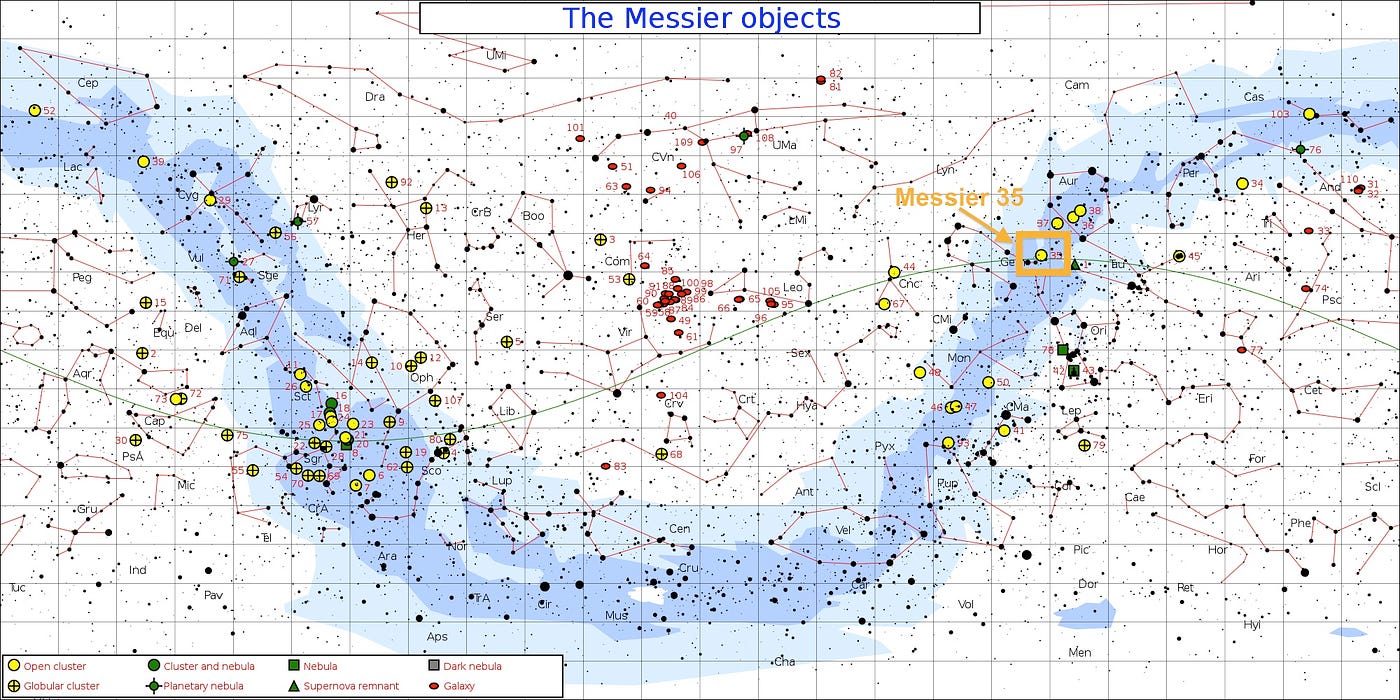 Messier Monday: An All-Season Cluster, M35 | by Ethan Siegel | Starts With A Bang! | Medium