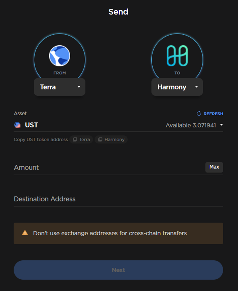How to Bridge to the Harmony ONE Network | by DeFi Decrypted | Medium