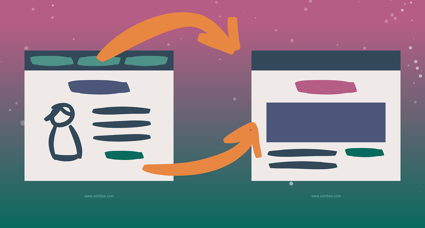 From blank page to page design. From dev trying their best with UX ...