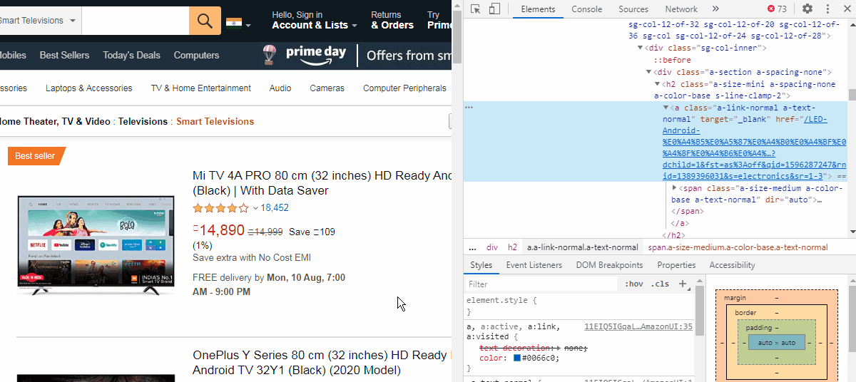 Web Scraping E Commerce Sites Using Selenium And Python By Chayan Bhattacharya Analytics