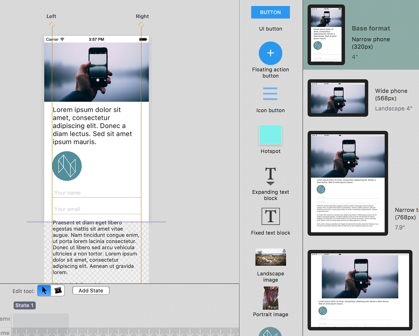 Designing responsive web layouts in React Studio | by React Studio ...