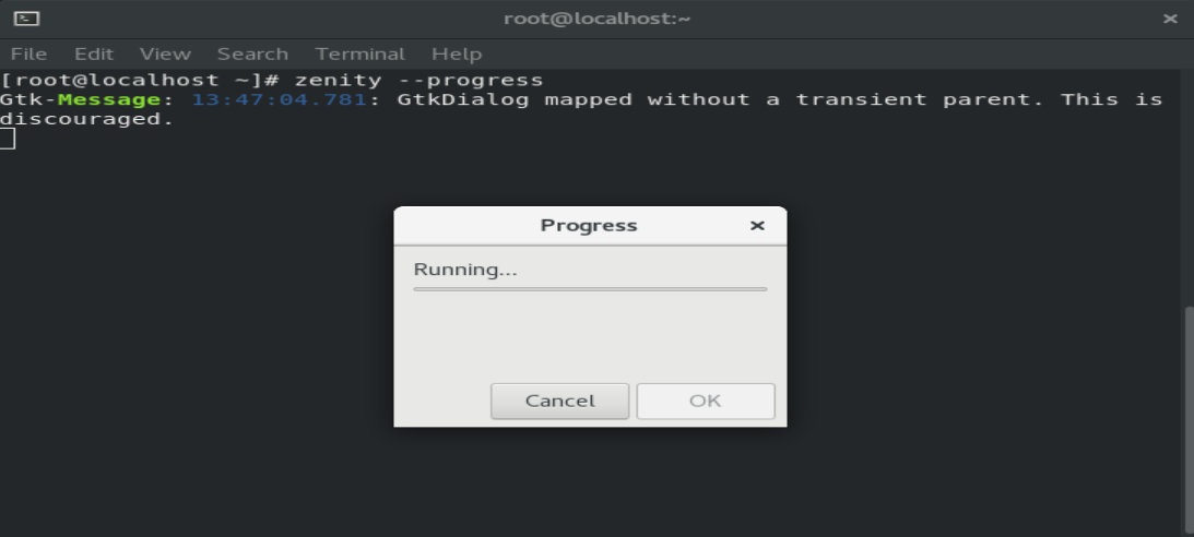 Zenity in Linux. 1. What is ‘zenity’? | by Abhilash Alora | Medium