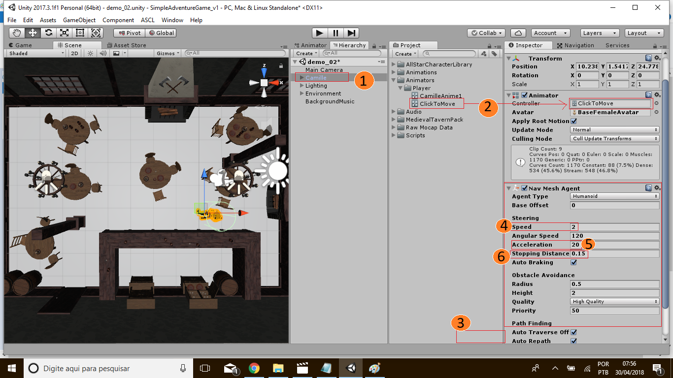 EventSystem — Learning-By-Doing: A Game in Unity | by J3 | KidsTronics ...