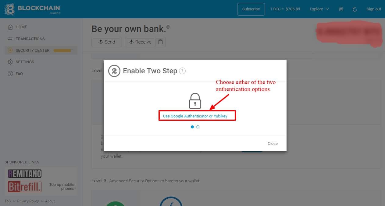 HOW TO ENABLE 2ND FACTOR AUTHENTICATION (2FA) ON BLOCKCHAIN | by Will ...