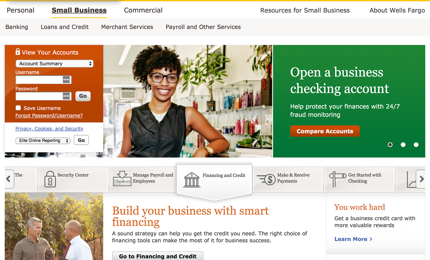 Wells Fargo User Interface. Overview | by Anthony Luo | Medium