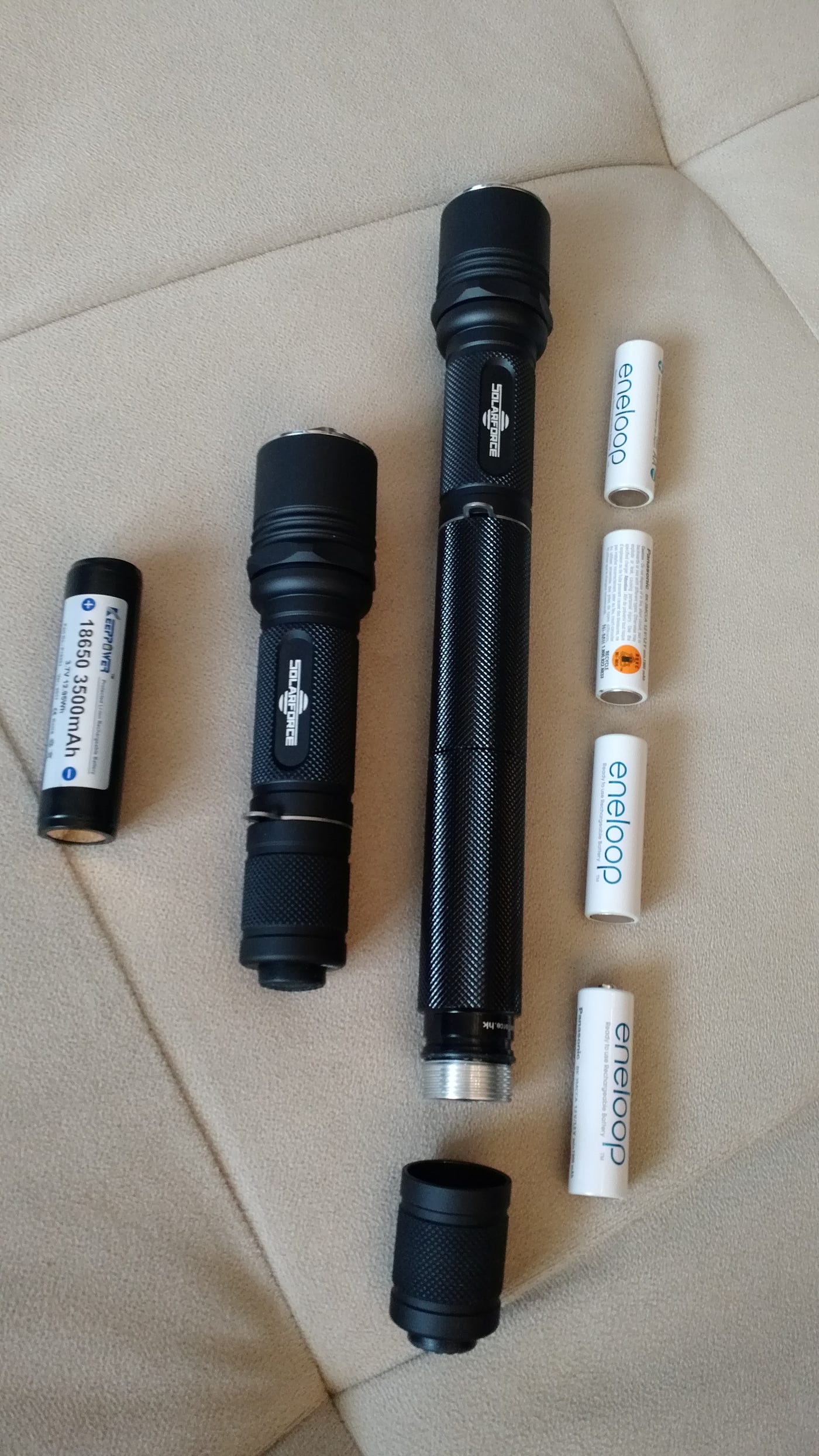Montando uma lanterna Boa, Bonita e Barata com Solarforce e Sportac ...