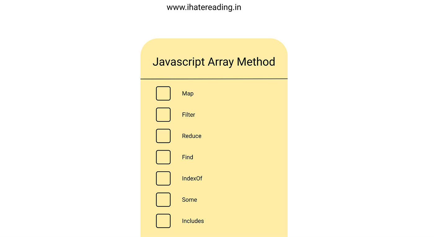 Most used Javascript Array Methods | by shrey vijayvargiya | Nerd For Tech | Aug, 2021 | Medium