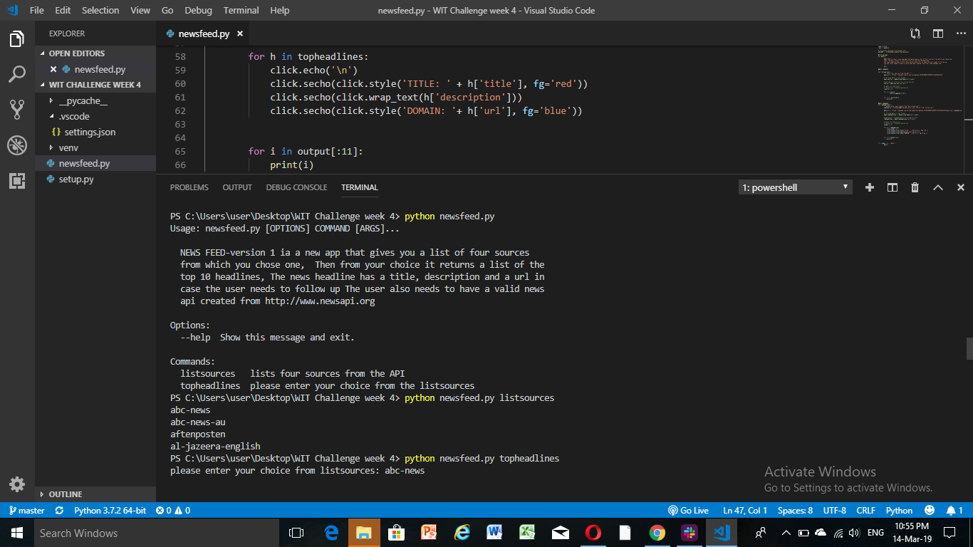 CREATING A COMMAND LINE APPLICATION | by hannypher neenah | Medium