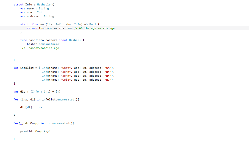 Swift CheatSheet — Hashable. Set, Dictionary access the element with… | by ᗧ•• Lee | Medium