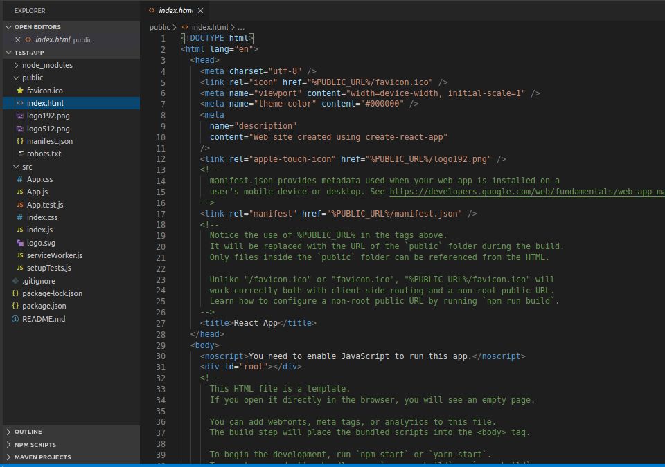 Understanding file structure of react app | by Mayur Aitavadekar | Medium