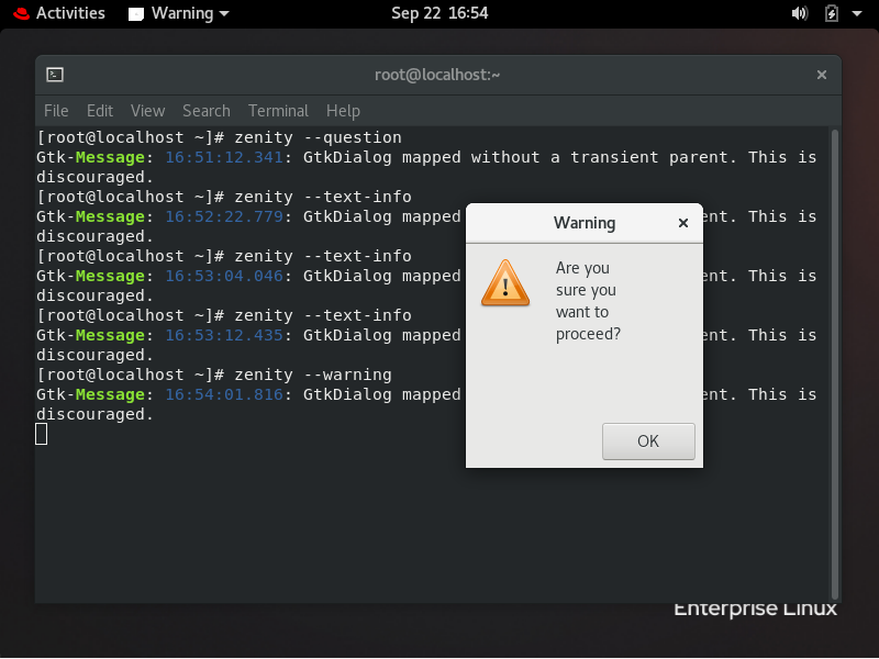 ZENITY IN LINUX. Task description: | by Chandrashekar V | Medium