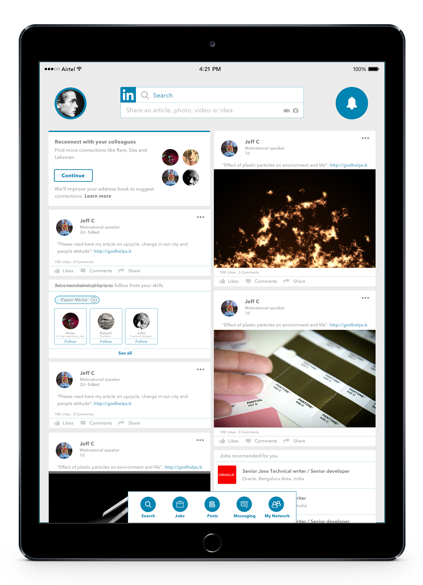 How did I re-designed the LinkedIn-iPad app over a weekend? | by ...