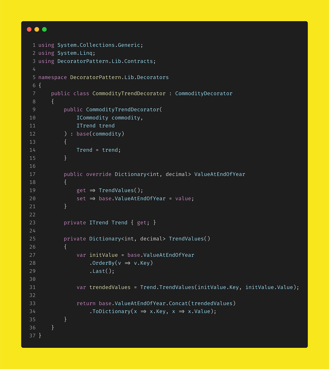 The Decorator Pattern in C# | Data Transformation | Level Up Coding