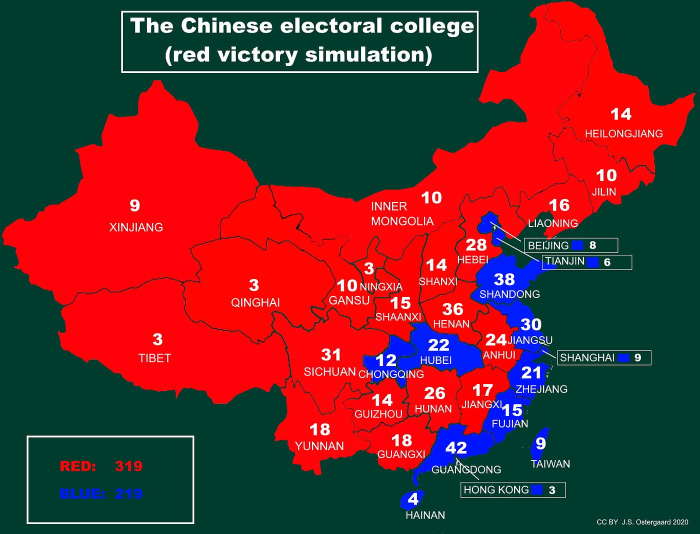 What if China had an electoral college? | by Jacob Stubbe Østergaard ...