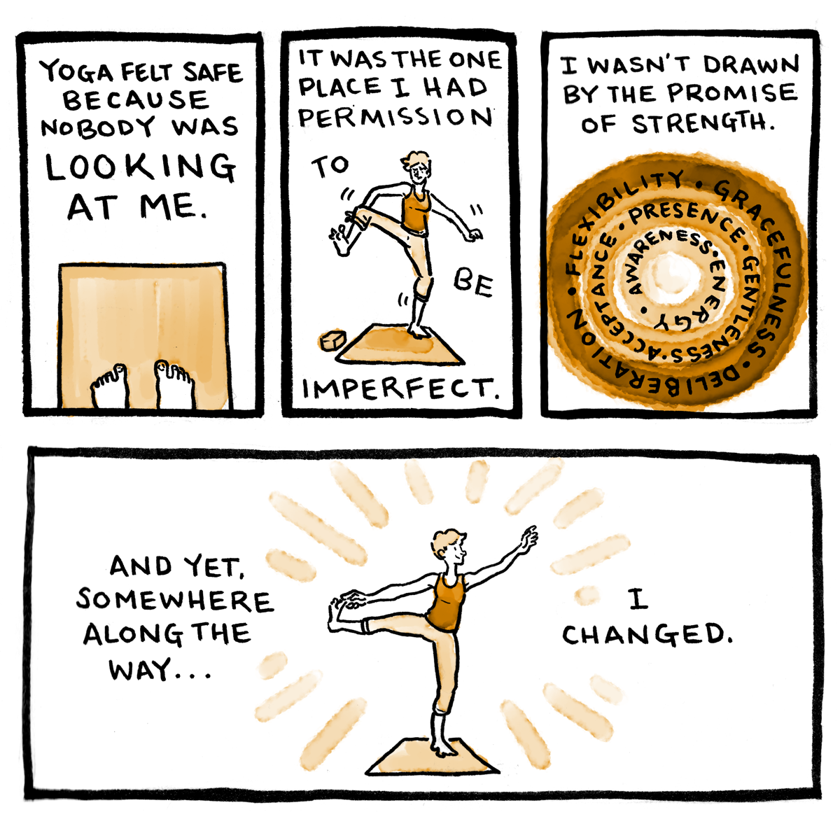 To Feel Strong. A short comic about power. | by Lucy Bellwood | Medium