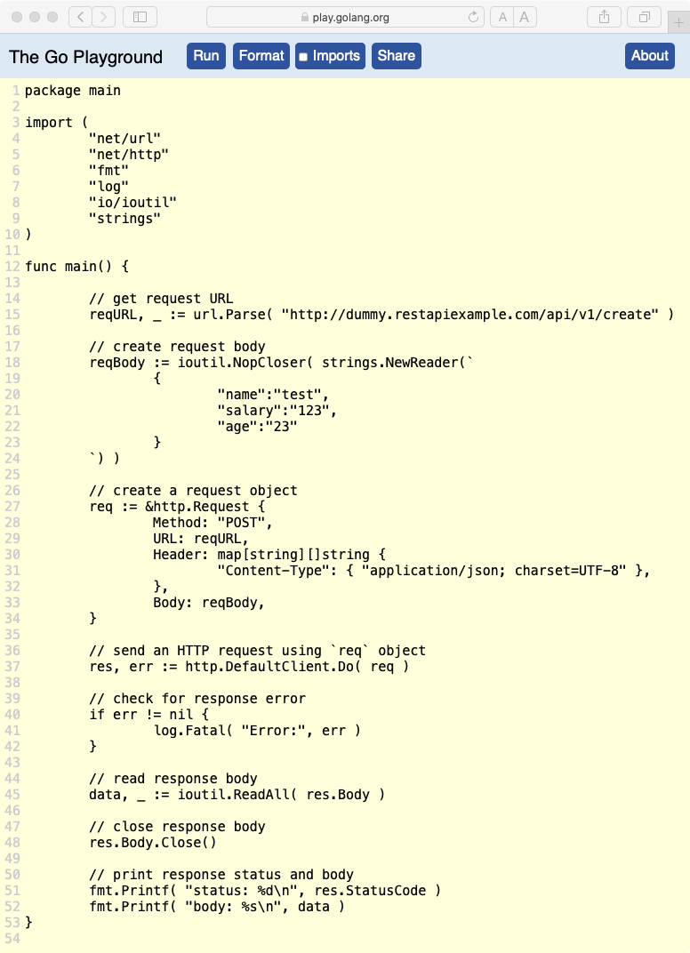 Http Request Structure