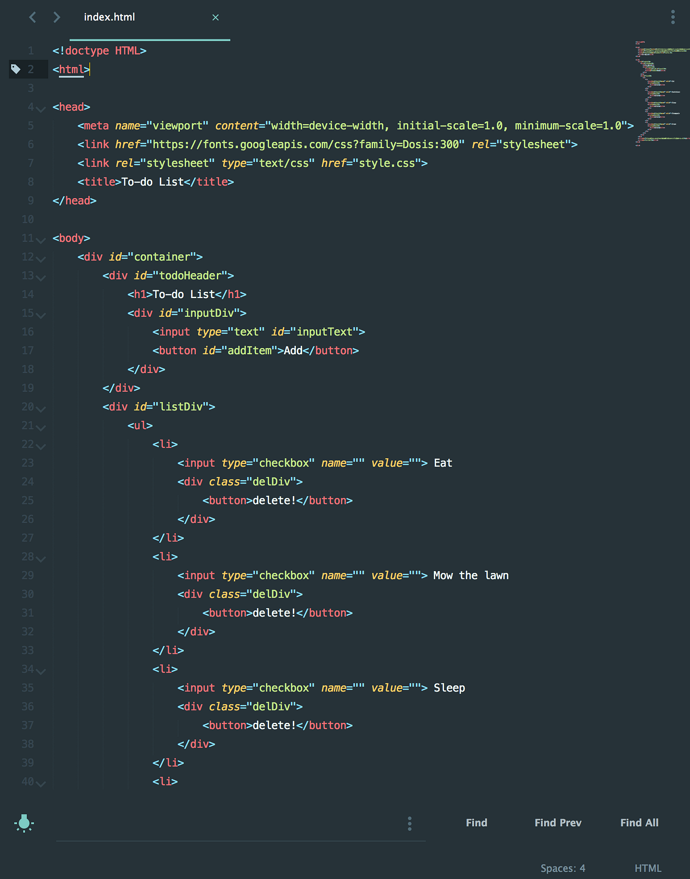 Learning WebDev: Simple ToDo List (Part 1-HTML and CSS) | by OG Waheedee | Medium