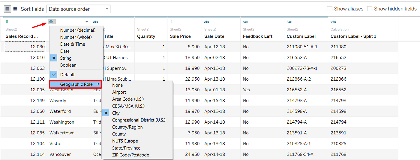 Data preparation and data connections in Tableau | by Key2Market | Medium