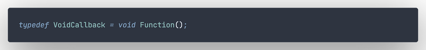 Flutter : VoidCallback(). Selam, bugün voidcallbacklerle… | by Cihan Cengiz | Medium