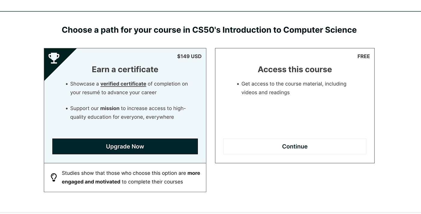 How Can I Take Harvard’s Top Computer Course (CS50) for Free? | by ...