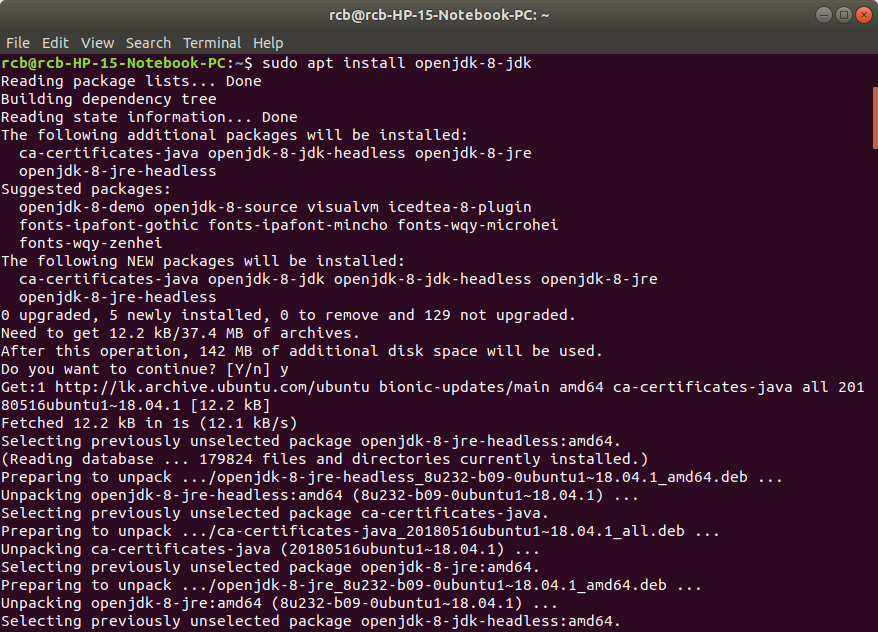 Install Openjdk And Set Javahome Path In Ubuntu By Rohan C Bandara
