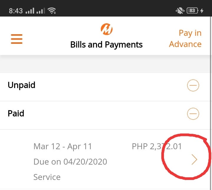 How to view your Meralco bill using your Meralco app | by Ma. Loricar ...