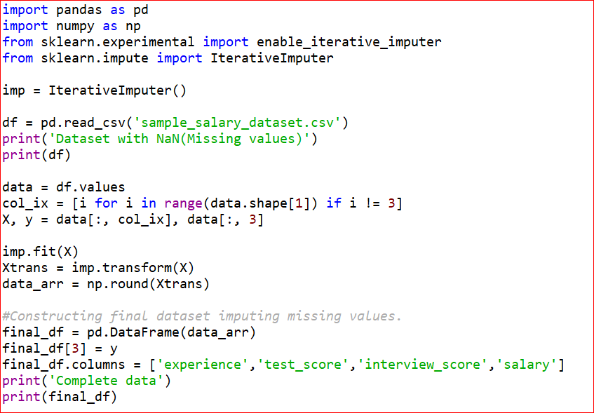 Data Preprocessing / Data cleaning techniques for machine learning ...