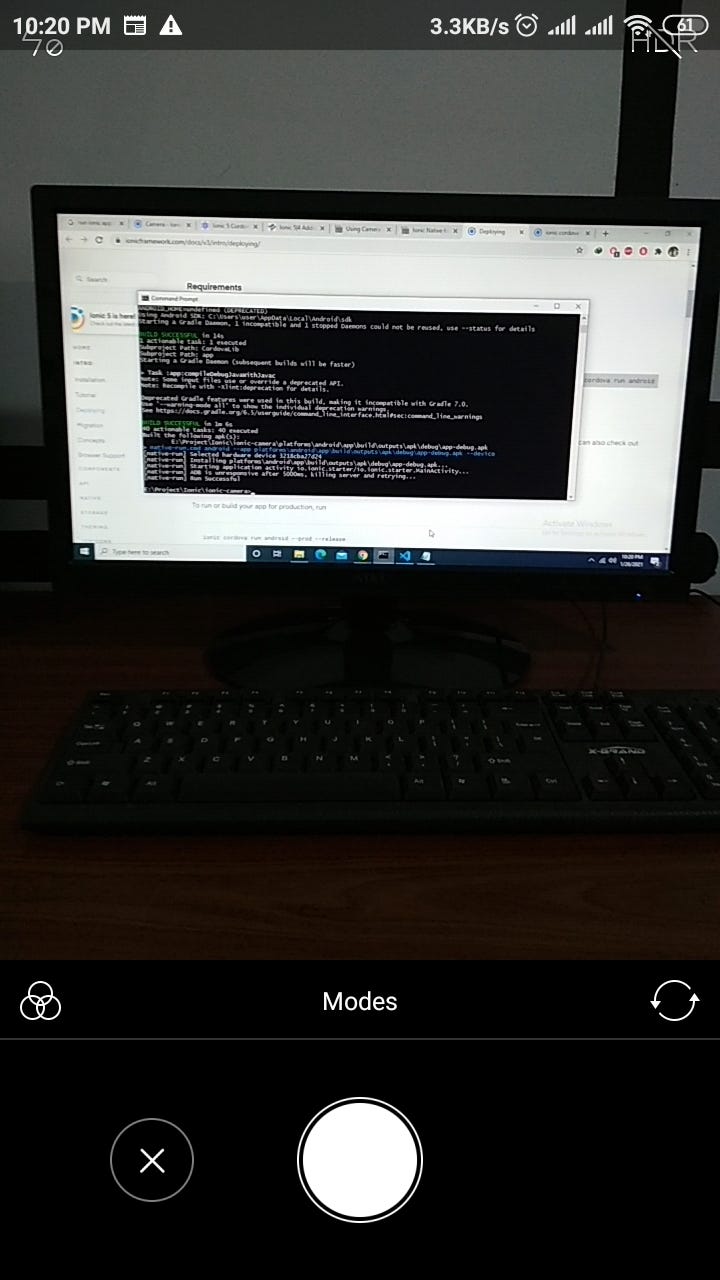 Ionic 5 camera tutorial using cordova camera plugin | by Pasindu Laksara | Adelmo Technology ...