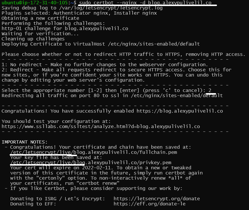 Deployment Of Ssl Encrypted Nodejs App On Aws Ec2 Using Nginx And Docker With Letsencrypt By