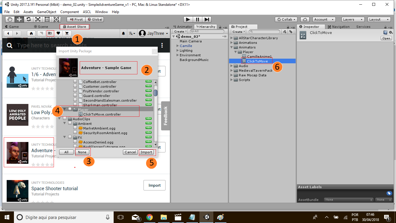 EventSystem — Learning-By-Doing: A Game in Unity | by J3 | KidsTronics | Medium