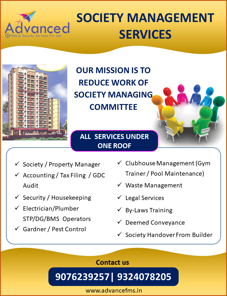 7 Reasons why you need Society Management Services.