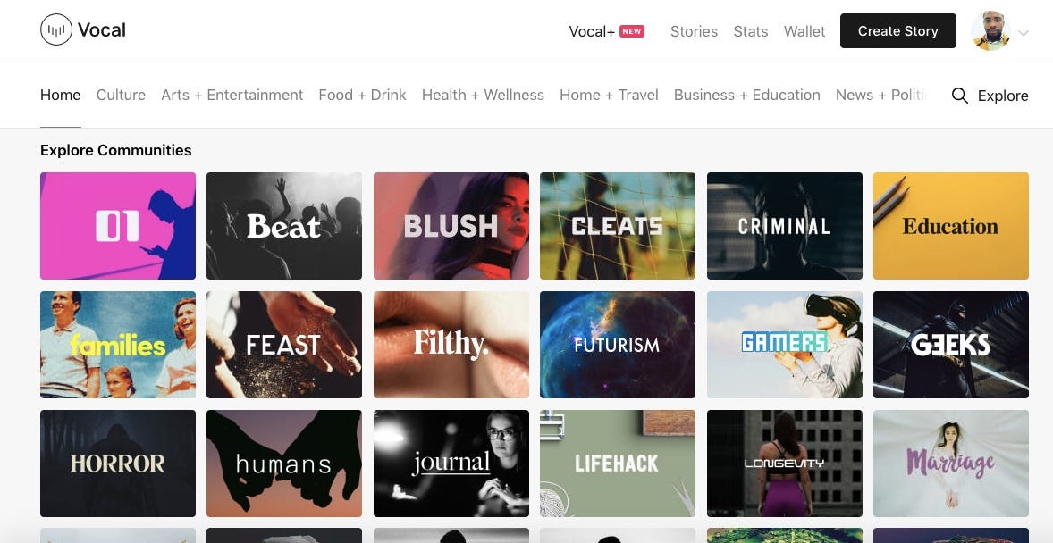 Meet the Vocal Media writer platform? | by Casimiro Designer | Criating ...