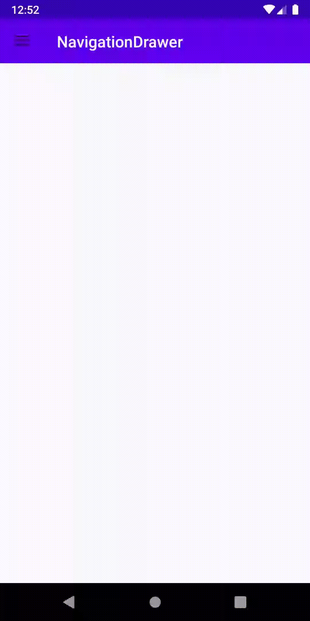 Android Material Component: An easy approach to Navigation Drawer (Part I) | by Waseef Akhtar ...