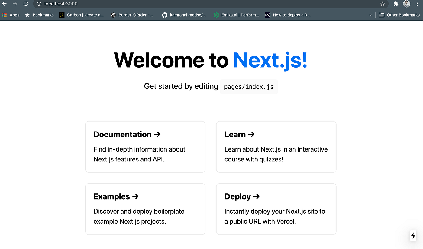 Start Your Journey with Next.js. A great framework for React developers ...