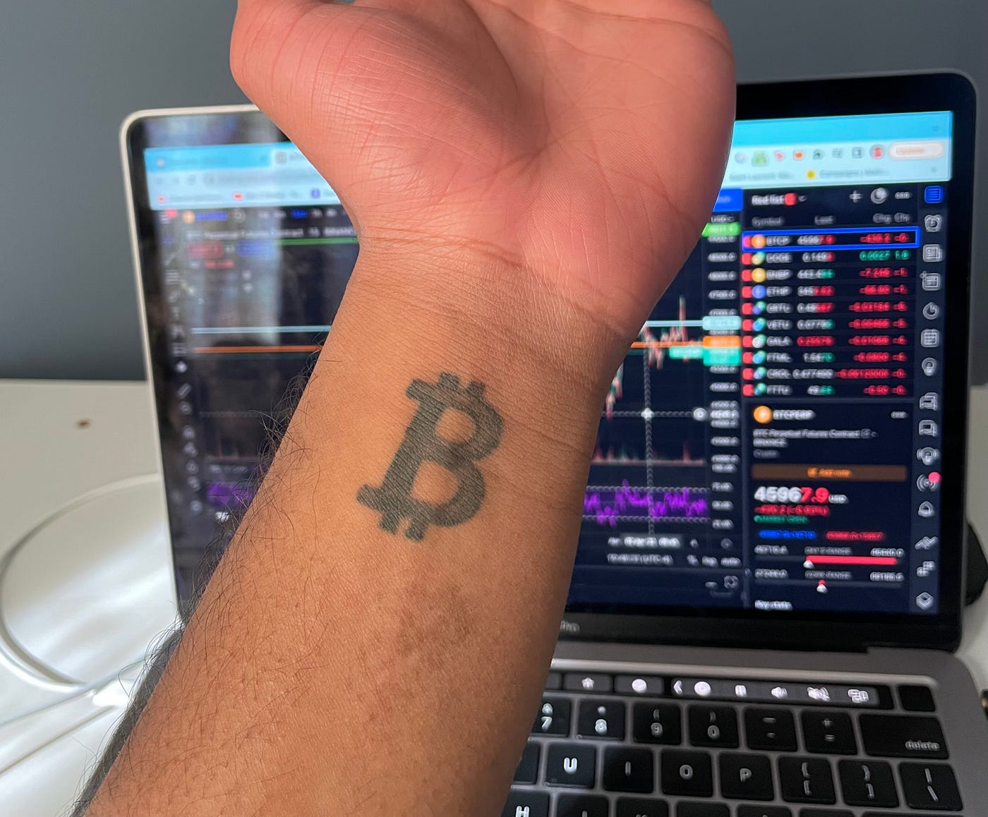 Why I got a Bitcoin tattoo. I got a Bitcoin tattoo on my wrist… | by ...
