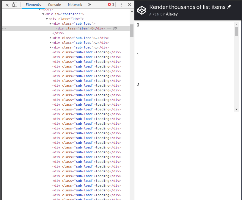 React hook for rendering large lists | by Alexey Gaynulin | Medium